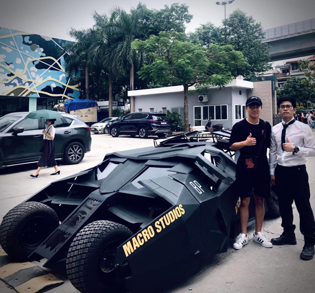 Vietnamese Student Makes Functioning Batmobile Straight Out Of Comic