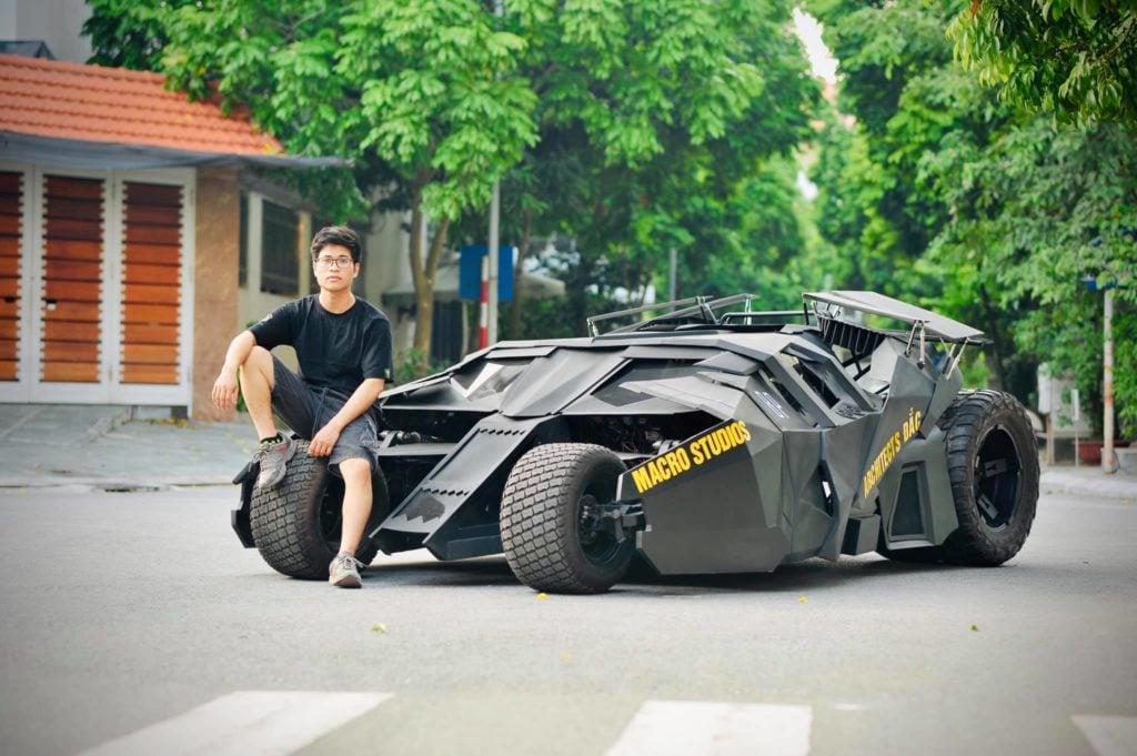 Vietnamese Student Makes Functioning Batmobile Straight Out Of Comic