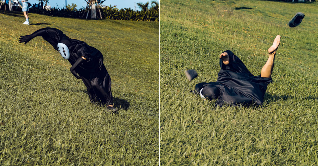 Spirited Away's No-Face Takes Funny Photos At Đà Nẵng Landmarks,