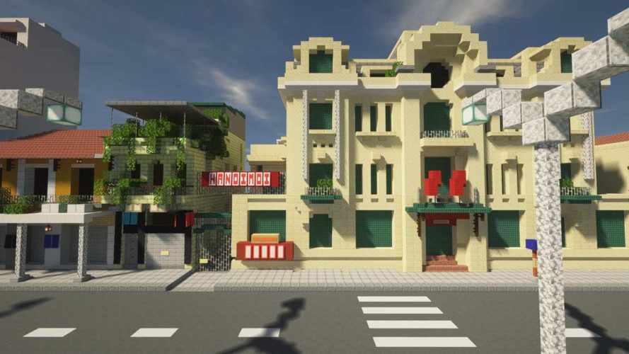 Dedicated Gamers Recreate Hanoi Landmarks In Minecraft