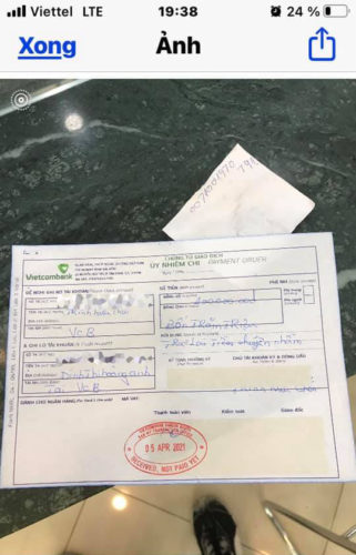 Shopper Mistakenly Transfers VND 400 Million For A VND400,000 Order ...