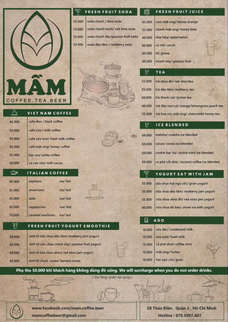 Mầm Coffee Tea Beer, Saigon: Country-Style Cafe With Nostalgic Decor