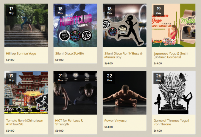 4FUN - This Website Offers Unique Fitness Classes For $4 Like Yoga With ...