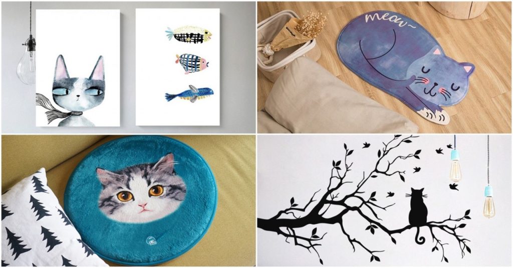 12 Cat-Themed Home Decor Items From Taobao Under $18 For Crazy Cat ...