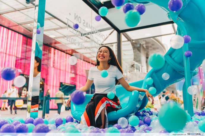 OPPO's Pop-Up Playground In Orchard Road Has LED Backdrops, Spiral ...