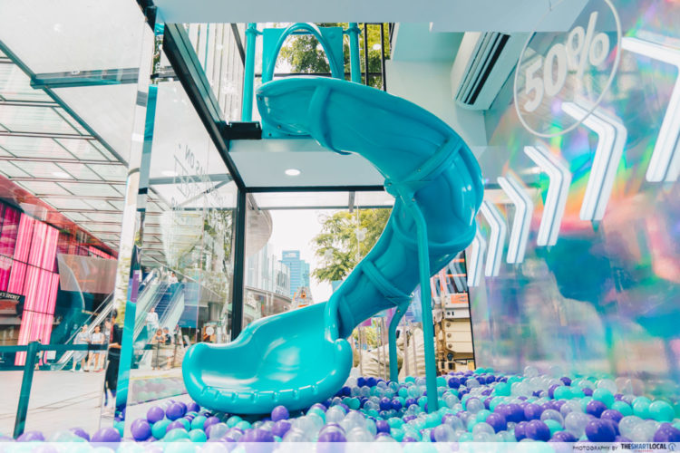 OPPO's Pop-Up Playground In Orchard Road Has LED Backdrops, Spiral ...