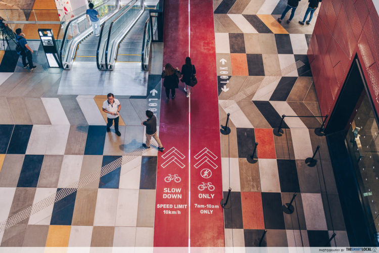 Funan Mall Is Now Reopened With An Indoor Cycling Track, Edible Garden ...