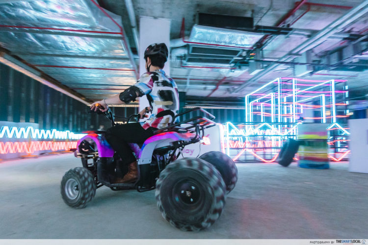KINEX Mall Has A Neon Light ATV Circuit For A Limited Time So You Can ...