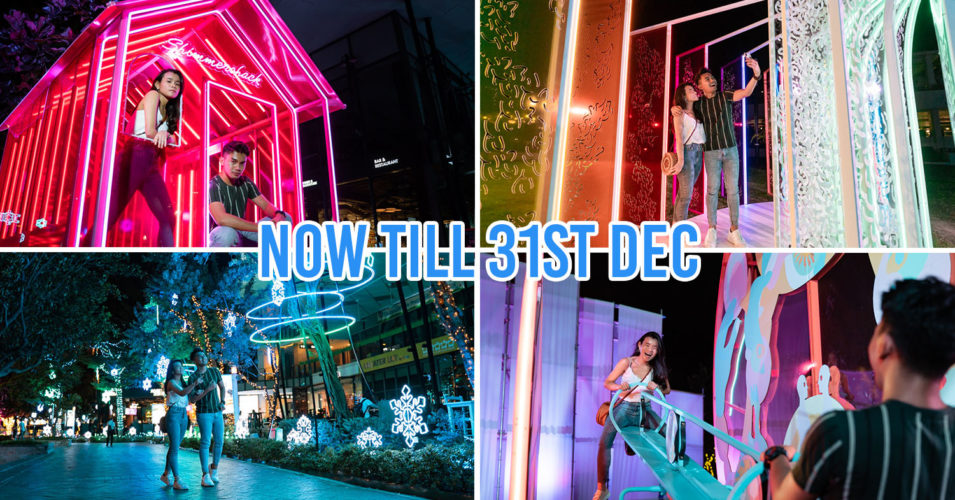 Sentosa Cove's Quayside Isle Now Has Neon Snowflakes & Light ...