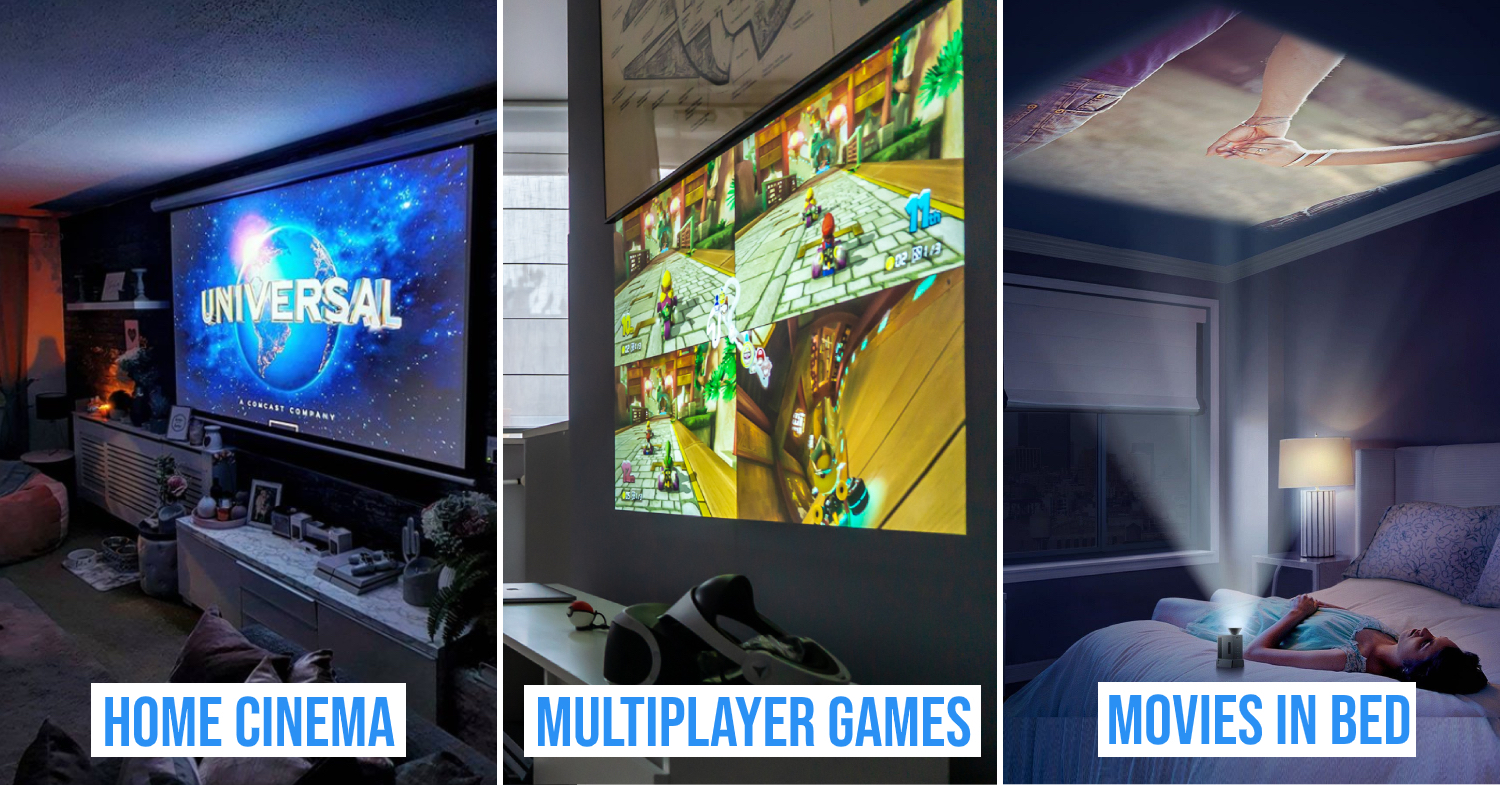 8 Best Home Projectors From $50 To Bring The Cinema To Your Bedroom