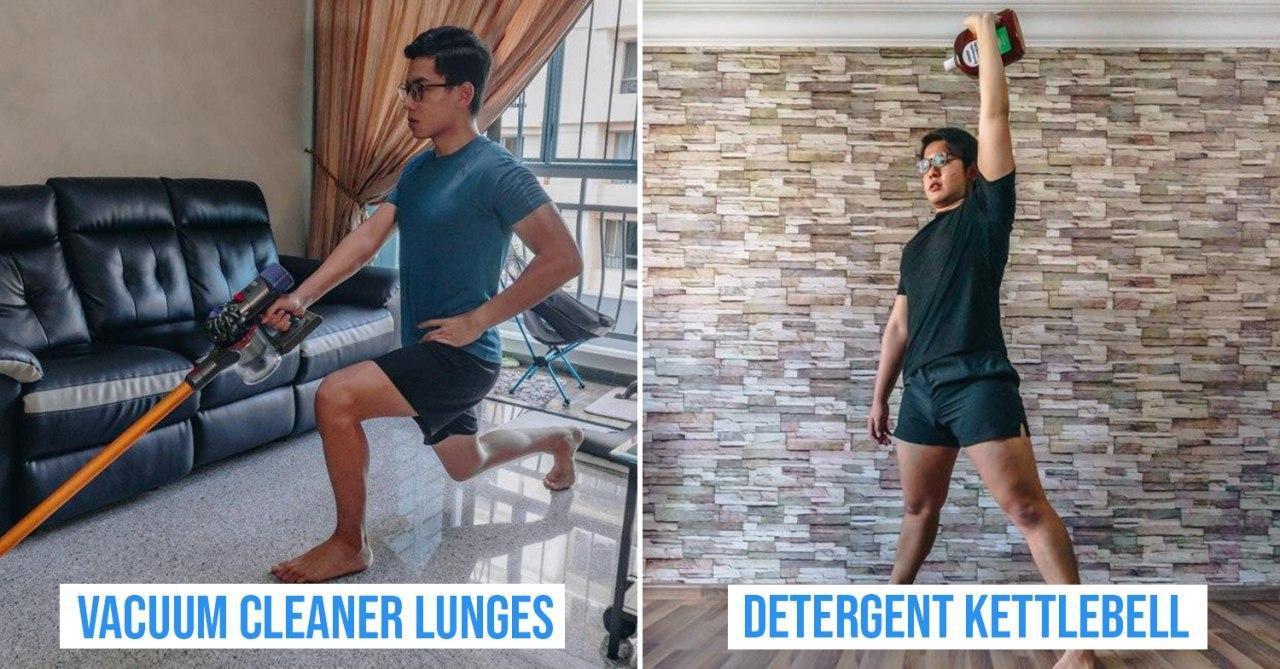 8 Home Workouts That Use Household Items So You Don't Need Any Gym ...