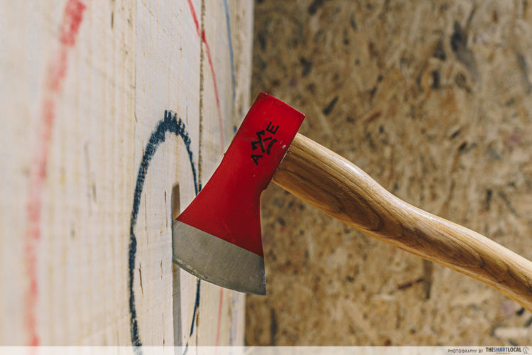 Axe Factor: Indoor Axe Throwing Range At The Grandstand