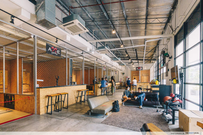 Axe Factor: Indoor Axe Throwing Range At The Grandstand