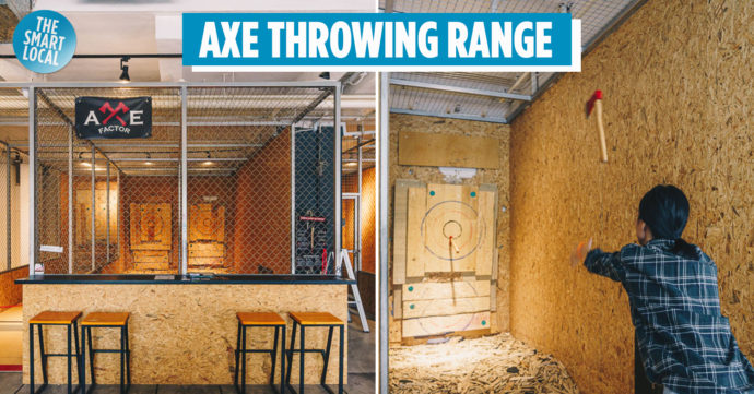 Axe Factor: Indoor Axe Throwing Range At The Grandstand