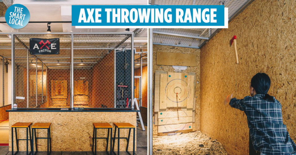 Axe Factor: Indoor Axe Throwing Range At The Grandstand