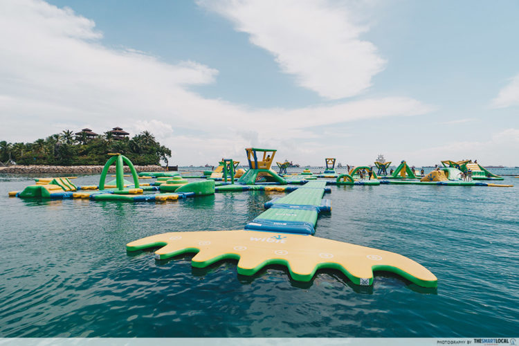 HydroDash - A First Look At Singapore's First Inflatable Water Park At ...