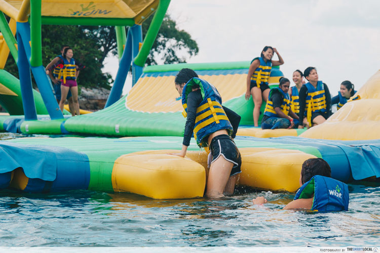 HydroDash - A First Look At Singapore's First Inflatable Water Park At ...