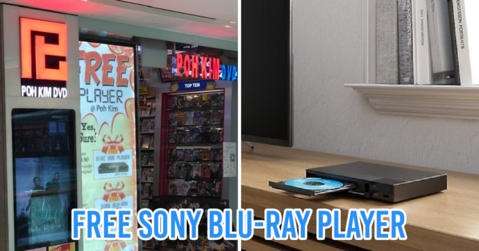 You Can Now Get Free DVD And Blu-Ray Players When You Purchase Discs At Poh Kim Plaza Singapura