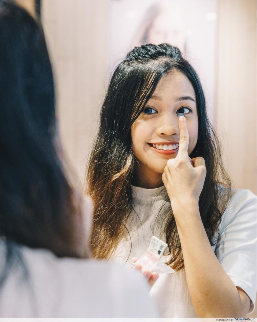 OWNDAYS Launches 13 Colour Contact Lens In Singapore