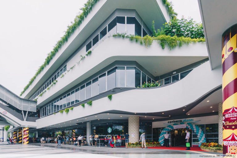 Canberra Plaza Singapore - new mall opening that's connected to the MRT