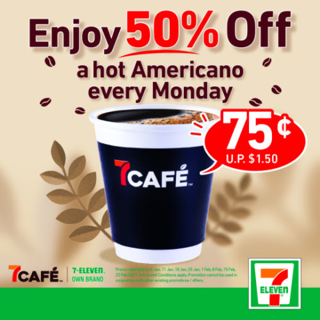 7-Eleven Now Has $0.75 Americano Every Monday For A Caffeine Fix ...