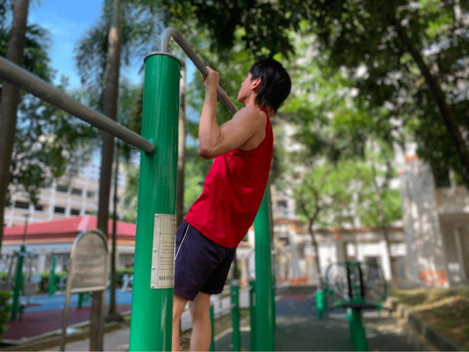 Surviving Gym Shutdown With Fitness Corner Workouts In My HDB Hood
