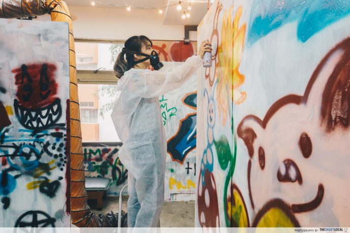Heaven Spot Is A Graffiti Art Studio In Singapore For Spray Painting Walls