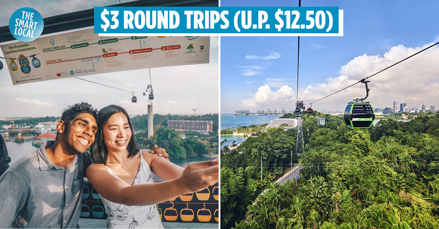 You Can Now Enjoy $3 Cable Car Rides In Sentosa; $2 Rides For Children