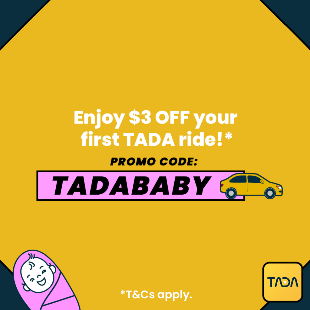 TADA Is Now Giving First Time Users $3 Off Rides Till 31st Dec 2021