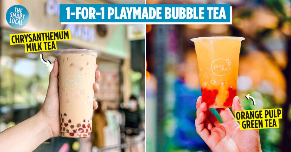 Playmade Buona Vista Has 1-For-1 Bubble Tea Until 20th Oct 2021