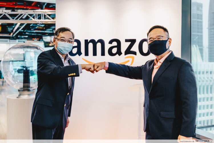 Amazon SG's Newest Office Has Mini Cafes & Giant Board Game Walls