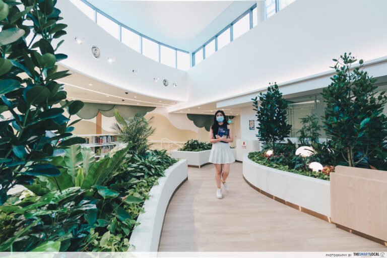 Choa Chu Kang Public Library Has Indoor Garden, Hydroponics & AR Trail
