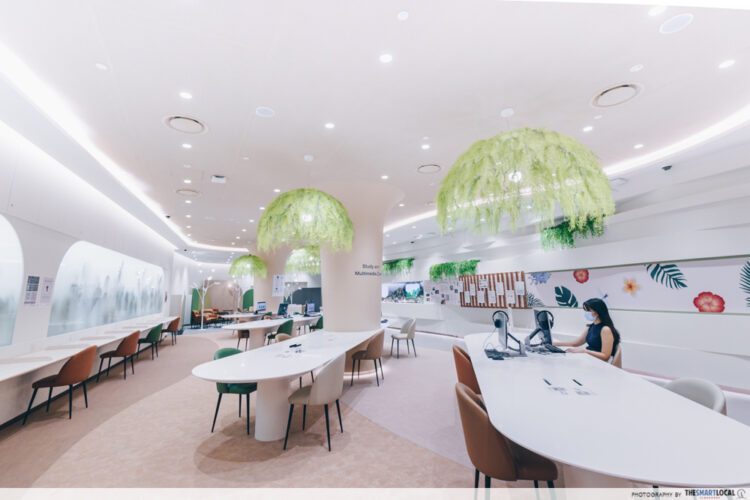 Choa Chu Kang Public Library Has Indoor Garden, Hydroponics & AR Trail