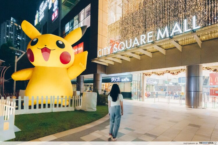 City Square Mall Has A Pokémon-Themed Christmas With A 6M Pikachu