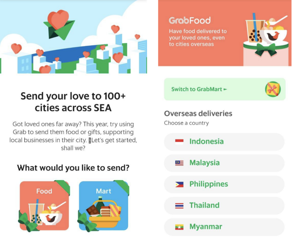 Surprise Friends & Fam Across Borders With Food And Vouchers With Grab
