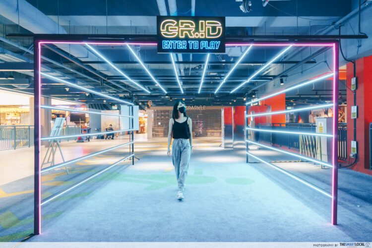 First Look At GR.iD: New Mall In Dhoby Ghaut With Cyberpunk Vibes