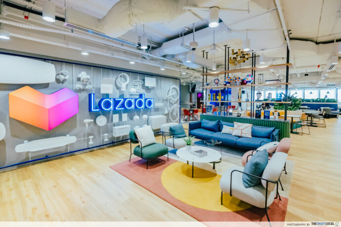 Lazada Singapore Office: New HQ With Wellness Rooms, Themed Floors