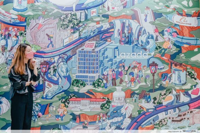 Lazada Singapore Office: New HQ With Wellness Rooms, Themed Floors