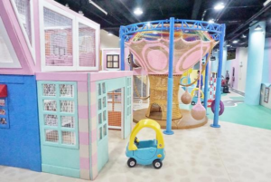 Smigy Playground PLQ: Pastel Zones With Ball Pits & Carousel Swings
