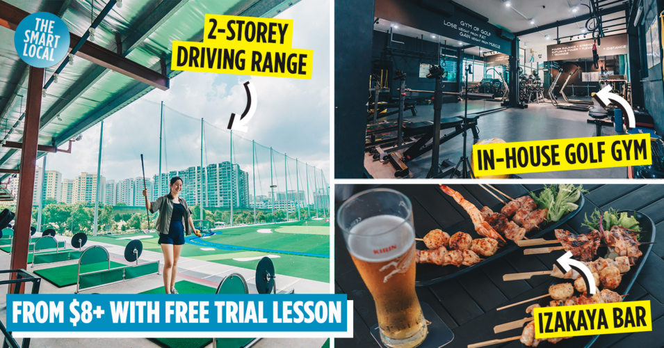 Punggol Golf Driving Range In Singapore With Izakaya Bar & Halal Cafe