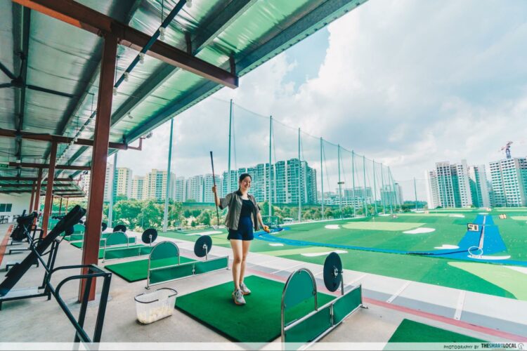 Punggol Golf Driving Range In Singapore With Izakaya Bar & Halal Cafe