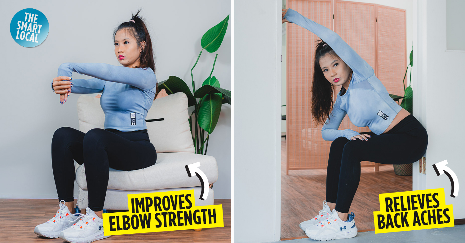 8 Low-Effort Exercises & Stretches To Do At Home To Relieve Pains