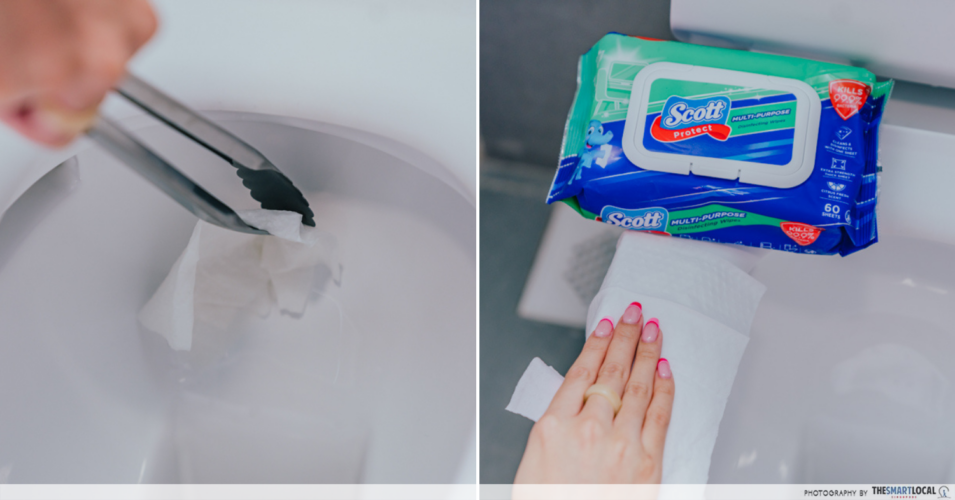 6 Easy Cleaning Hacks That Use Paper Towels & Wipes