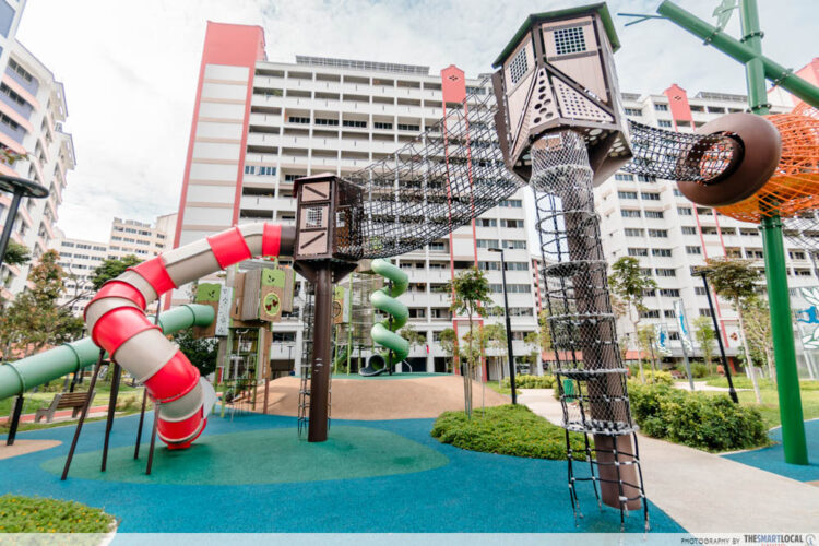 The Arena @ Keat Hong Has 3 Playgrounds & A Gamified Exercise Corner