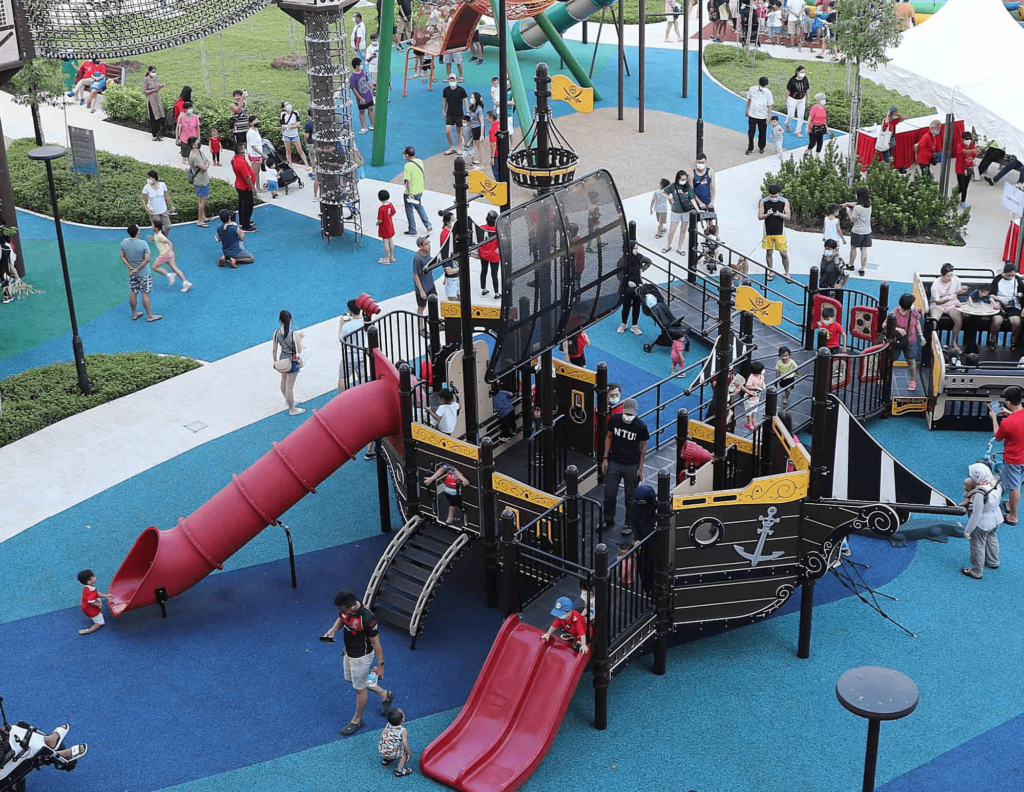 The Arena @ Keat Hong Has 3 Playgrounds & A Gamified Exercise Corner