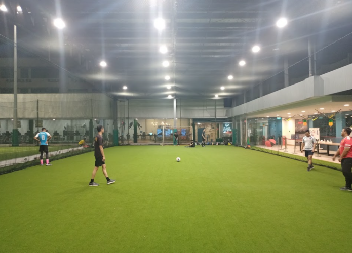 ActiveSG Hockey Village Has A Multi-Purpose Pitch & Mini Rock Wall
