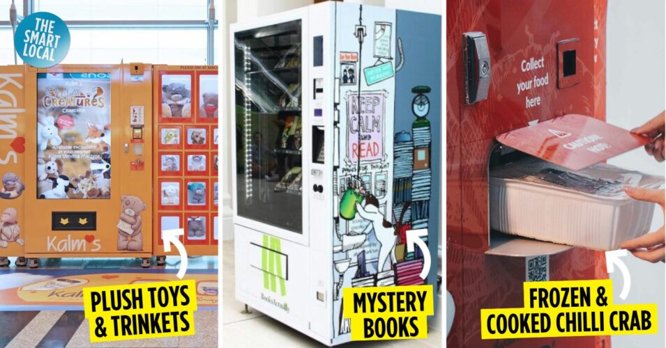 Vending Machines In Singapore That Sell More Than Soda & Snacks