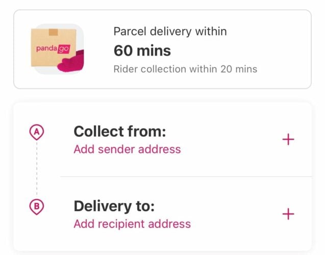 pandago - foodpanda’s 24/7 Parcel Delivery Service