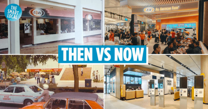 Longest-Surviving Fast Food Chains In Singapore, Then Vs Now