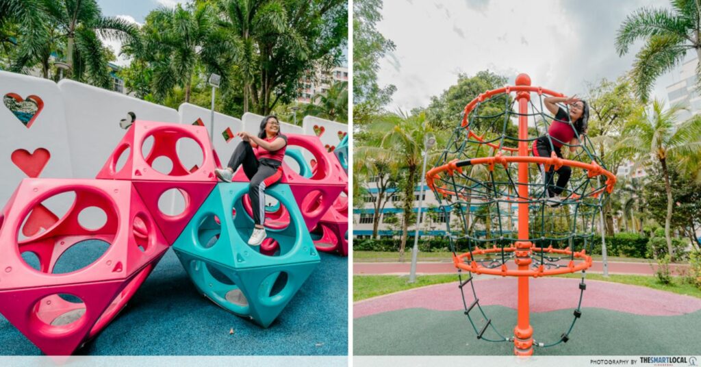 Alice in Wonderland playground at Woodlands